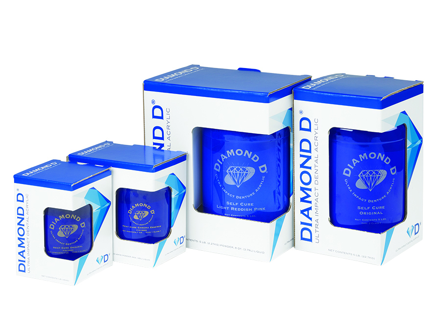 Diamond D Denture Acrylic Heat Cure Powder - Uhler Dental